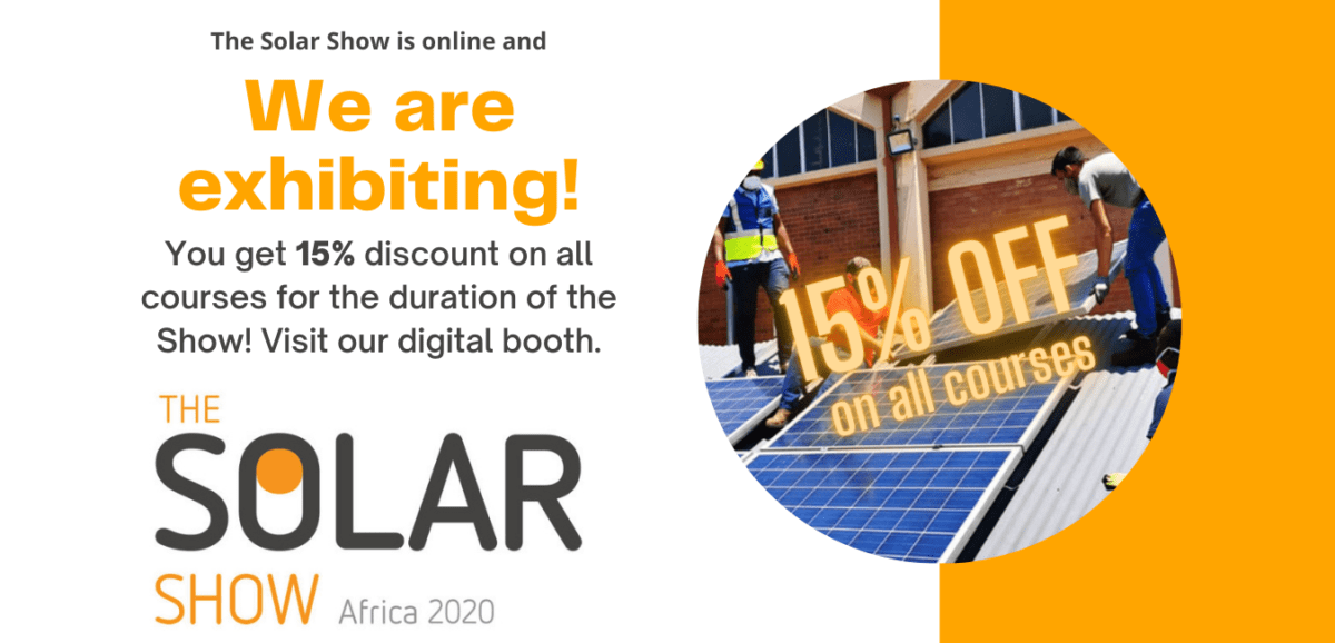 15% on all courses: Hello Solar Show 2020! – GREEN Solar Academy
