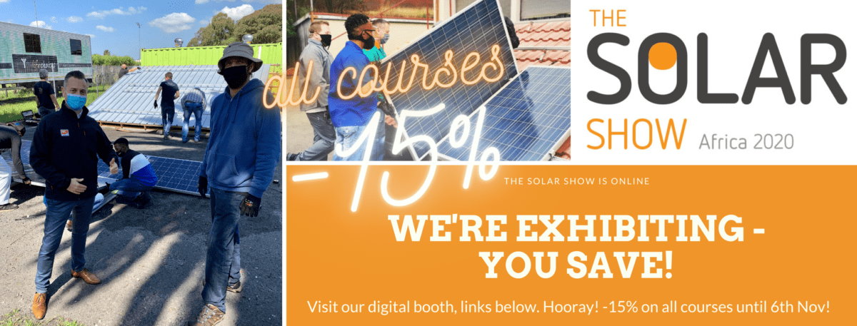 15% on all courses: Hello Solar Show 2020! – GREEN Solar Academy
